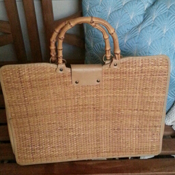 Vintage | Bags | Vintage Ronay Straw Bag | Poshmark